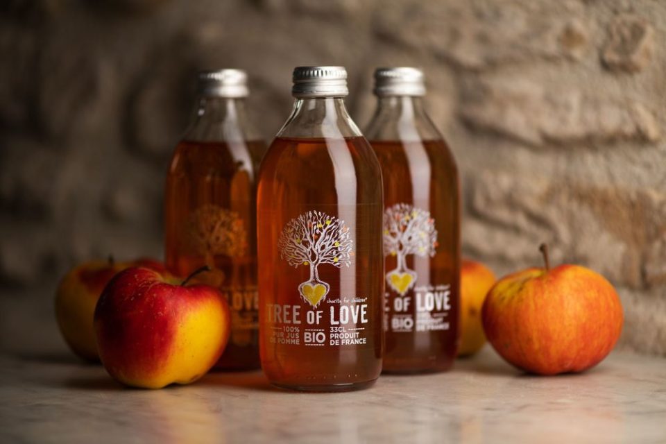 Tree of Love, un nouveau jus de pommes bio et solidaire